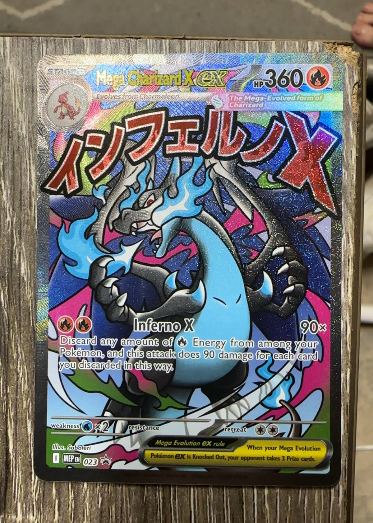 Mega Charizard X ex - Grade 8.2 - Mega Evolution Special Set (MEP) #023 ...