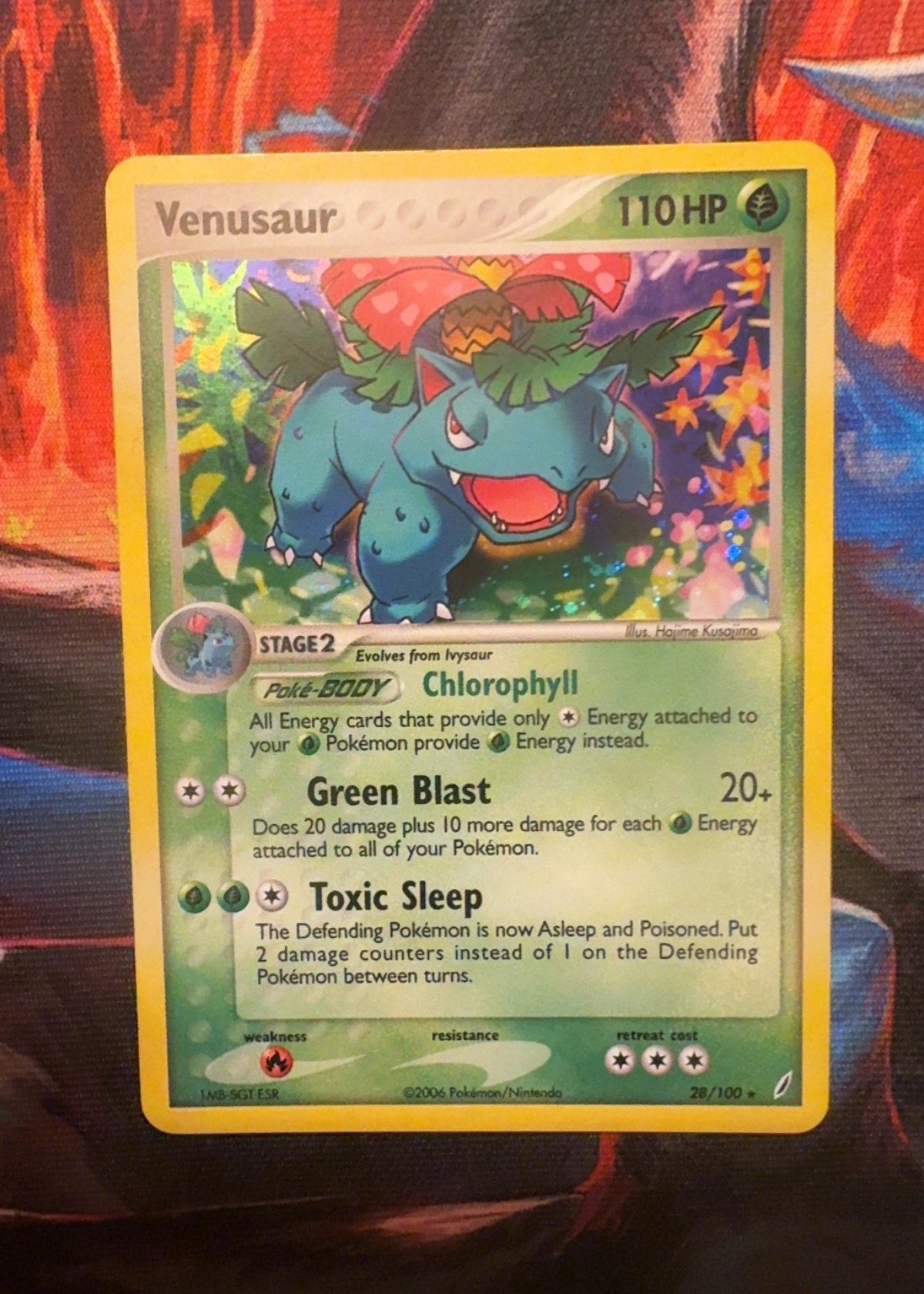 Venusaur - Grade 7.3 - EX Crystal Guardians #28/100 | TCGrader