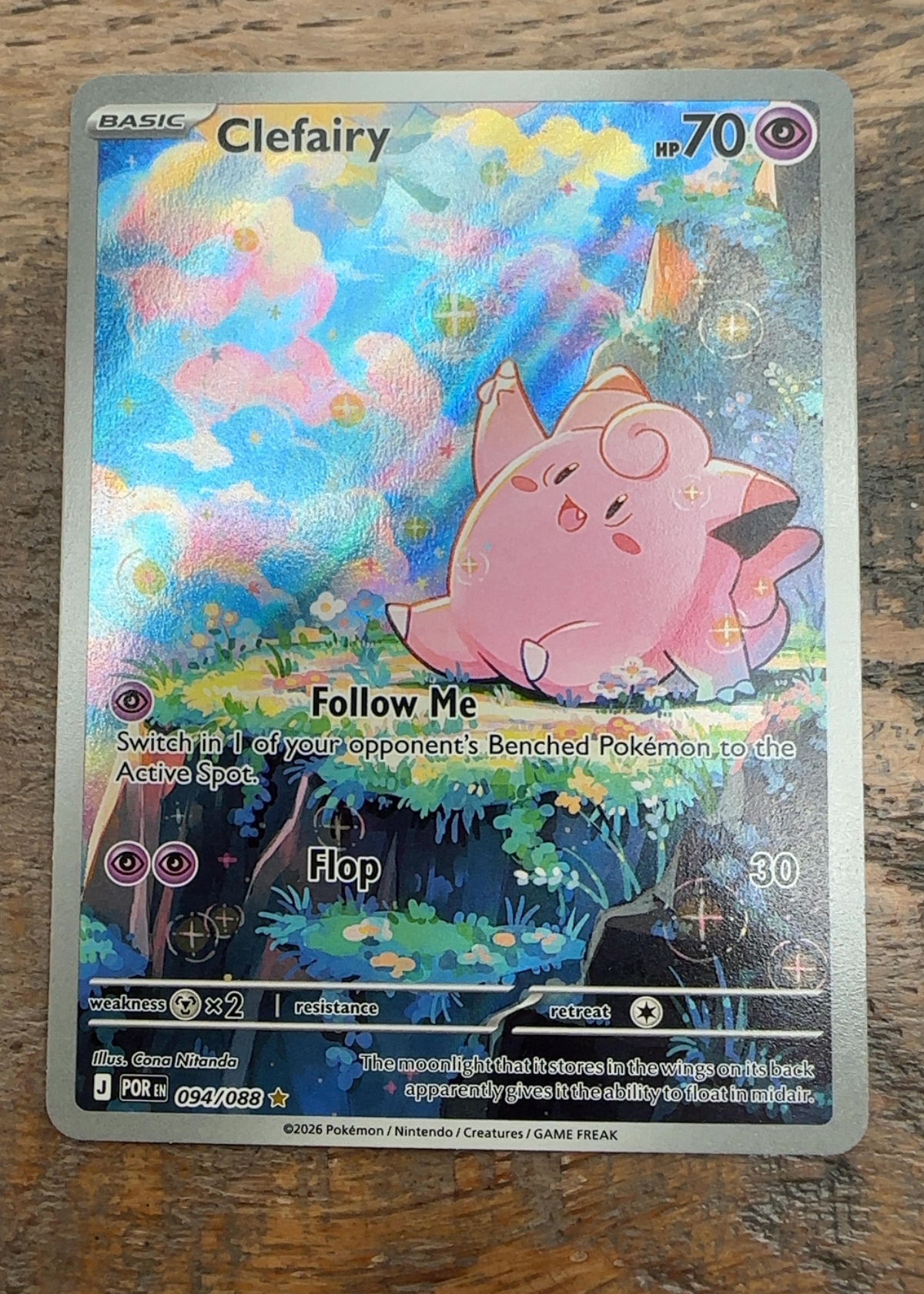 Clefairy - Grade 9 - Perfect Order #094/088 | TCGrader