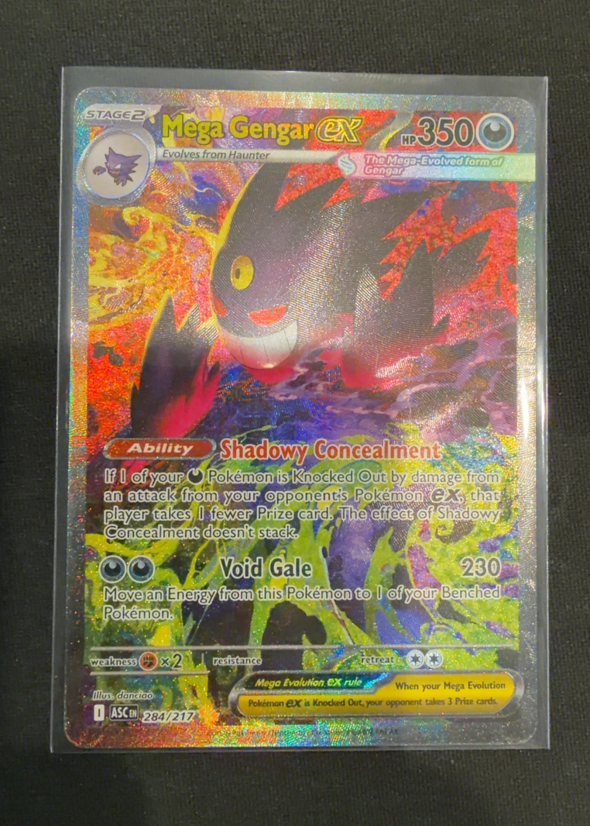 Mega Gengar ex - Grade 8.8 - Ascended Heroes #284/217 | TCGrader