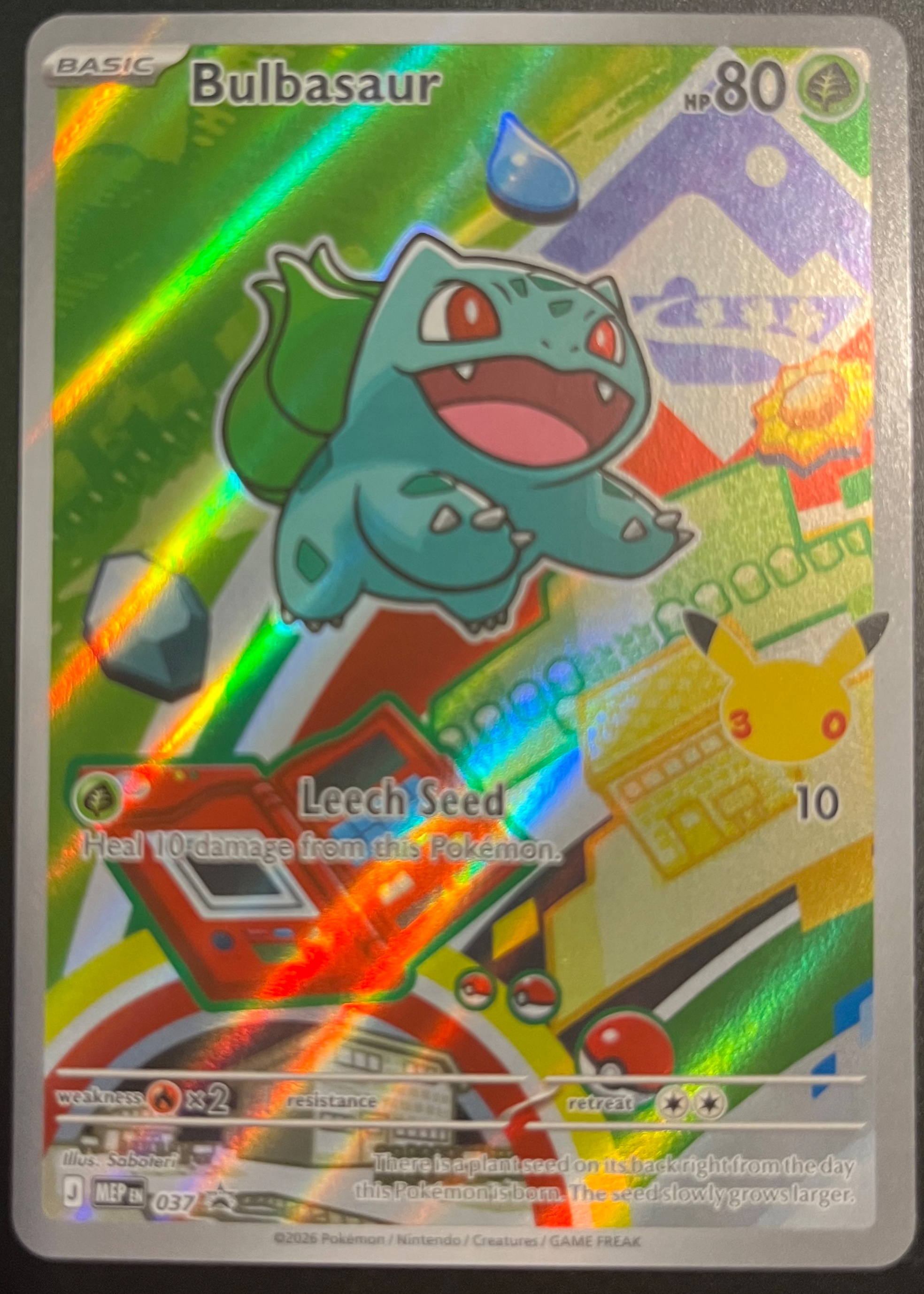 Bulbasaur - Grade 9 - My First Partner #037 | TCGrader